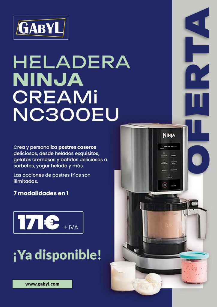 Descubre la heladera Ninja CREAMi NC300EU – Gabyl